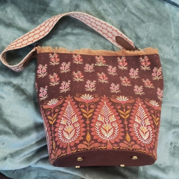 Spartina 449 | Bags | Spartina 449 Boho Paisley Bucket In Pink House | Poshmark